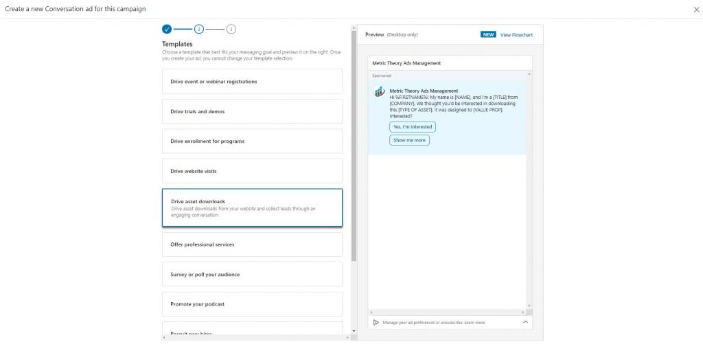 Driving Direct Response with LinkedIn Conversation Ads - Metric Theory