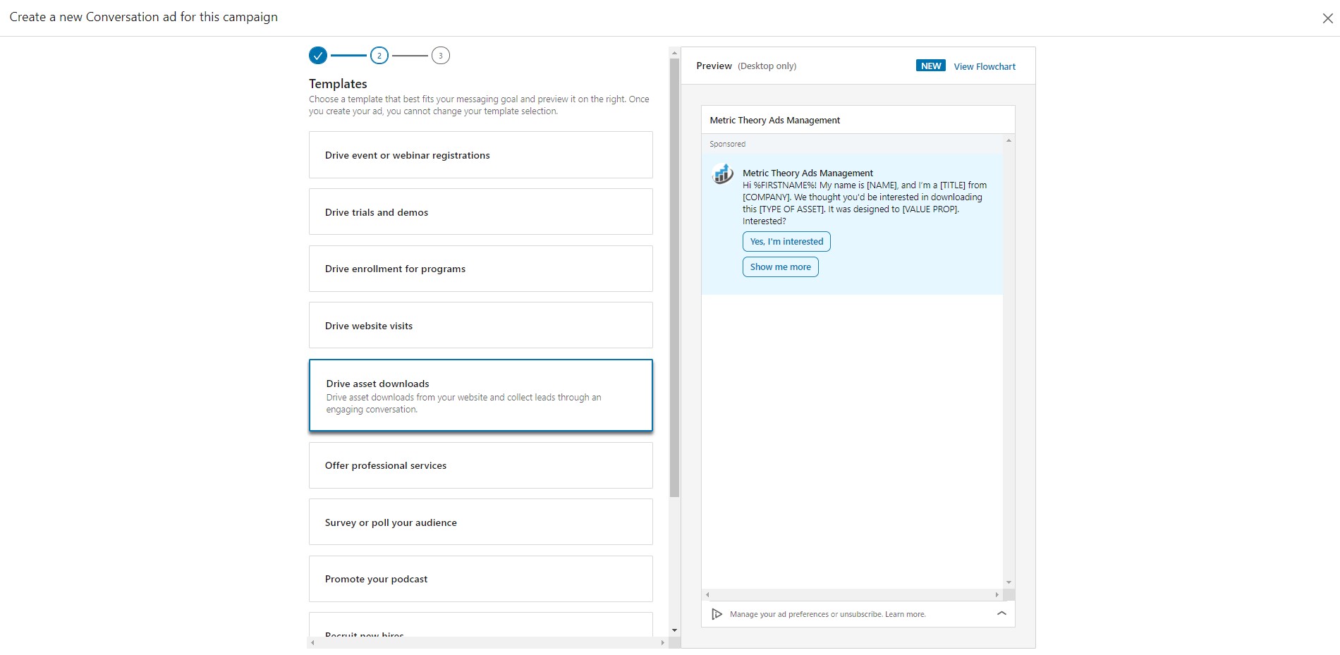 Driving Direct Response with LinkedIn Conversation Ads - Metric Theory