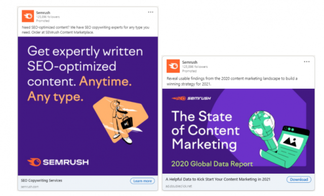 Taking Advantage of Creative: LinkedIn Square Ads - Metric Theory